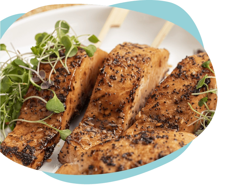 Pincho de salmón asiático en Recetas Pietrán